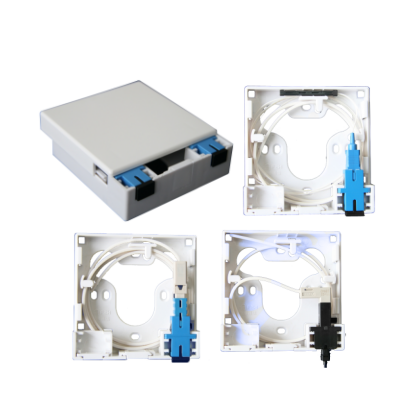 QL-FFS-2-B FTTH Fiber Socket-2 Cores Wall Mounting, 86x86x27mm - FTTH ...